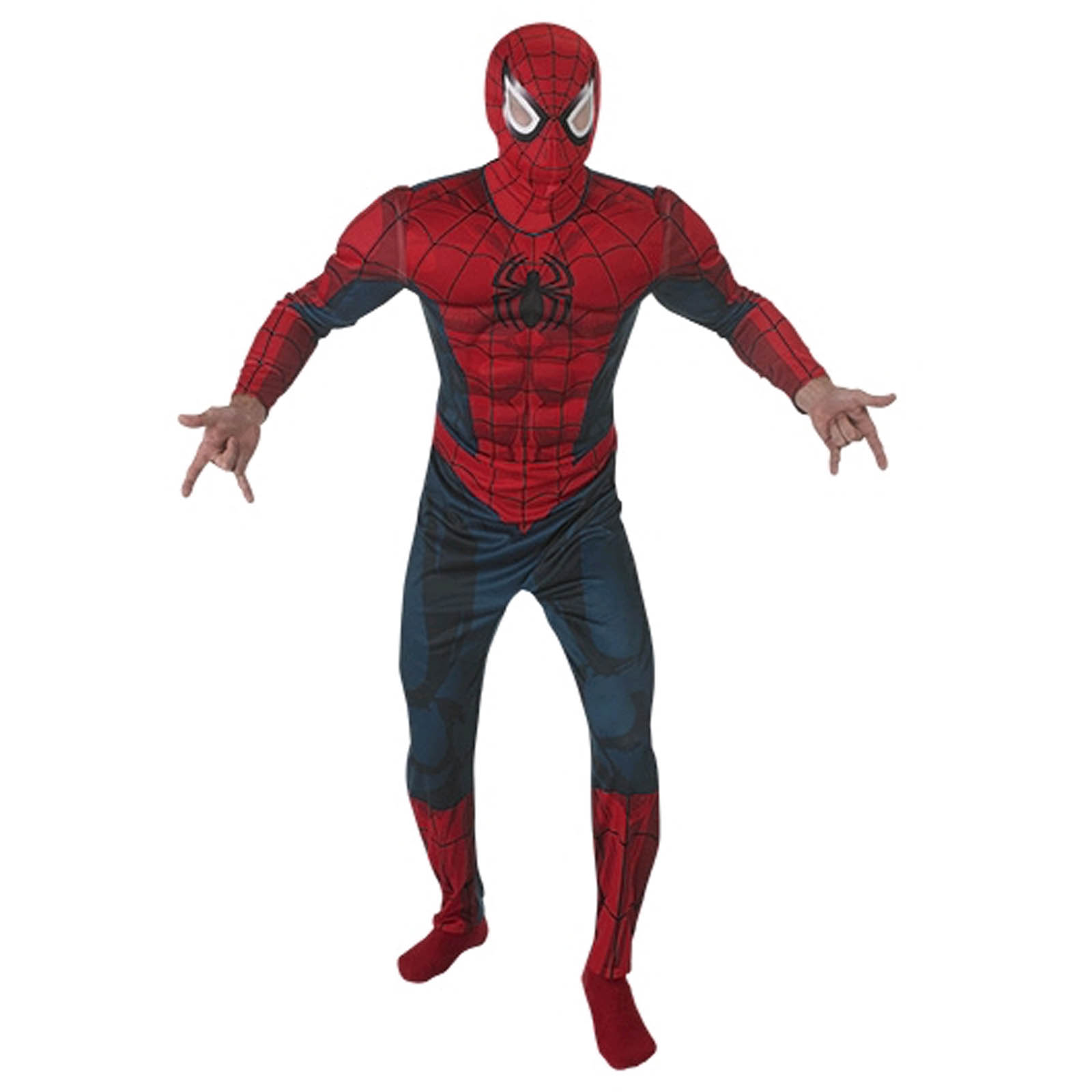 Spider Man Muscle Chest Costume Mens